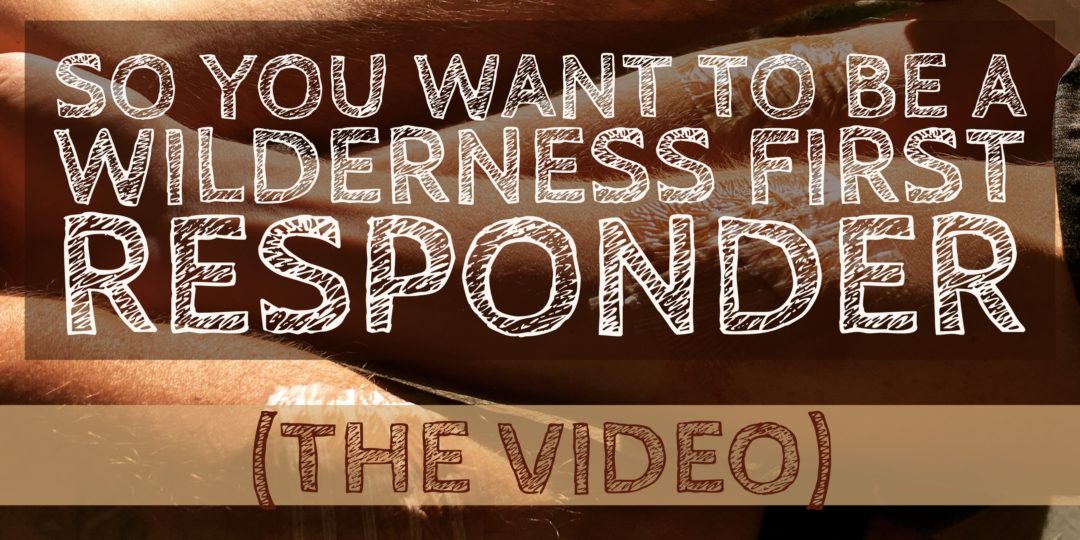 So You Want To Be A NOLS Wilderness First Responder? - The Video The ...